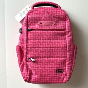 lug | Bags | Lug Hopper Se Backpack Redpink Houndstooth | Poshmark